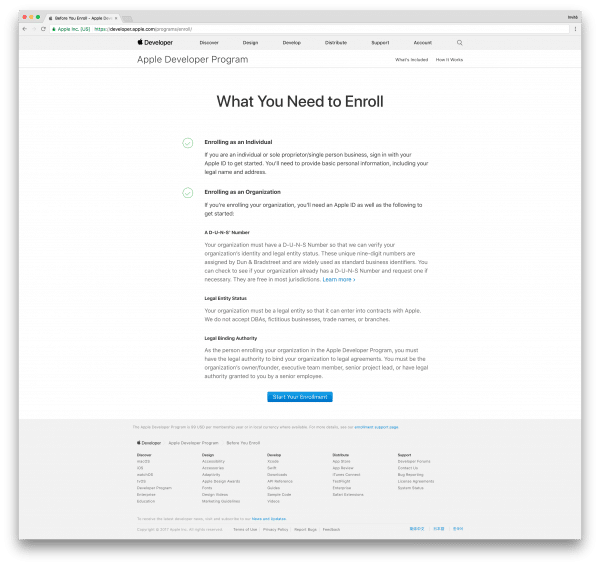 Comment Créer Un Compte Apple Developer Program Indépendant